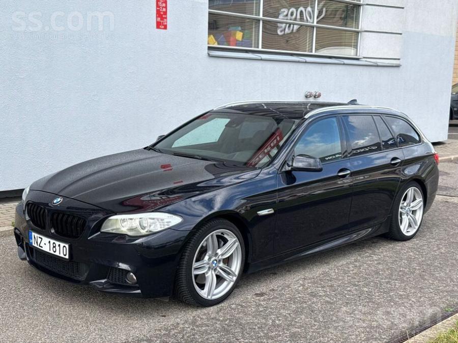 Black BMW 535 2010 in Riga, with an engine capacity of 3.00 L and mileage of 0 thousand km for 10500 €, photo 1 on AUTOMOTO.COM.LV