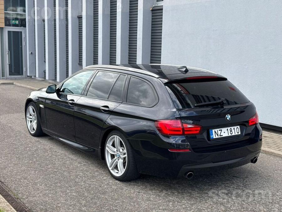 Black BMW 535 2010 in Riga, with an engine capacity of 3.00 L and mileage of 0 thousand km for 10500 €, photo 5 on AUTOMOTO.COM.LV