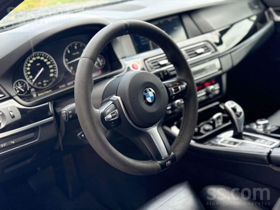 Black BMW 535 2010 in Riga, with an engine capacity of 3.00 L and mileage of 0 thousand km for 10500 €, photo 9 on AUTOMOTO.COM.LV
