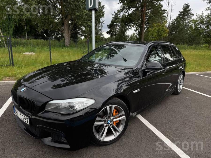 Black BMW 535 2010 in Riga, with an engine capacity of 3.00 L and mileage of 361 thousand km for 7950 €, photo 1 on AUTOMOTO.COM.LV