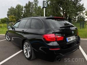 Black BMW 535 2010 in Riga, with an engine capacity of 3.00 L and mileage of 361 thousand km for 7950 €, photo 4 on AUTOMOTO.COM.LV