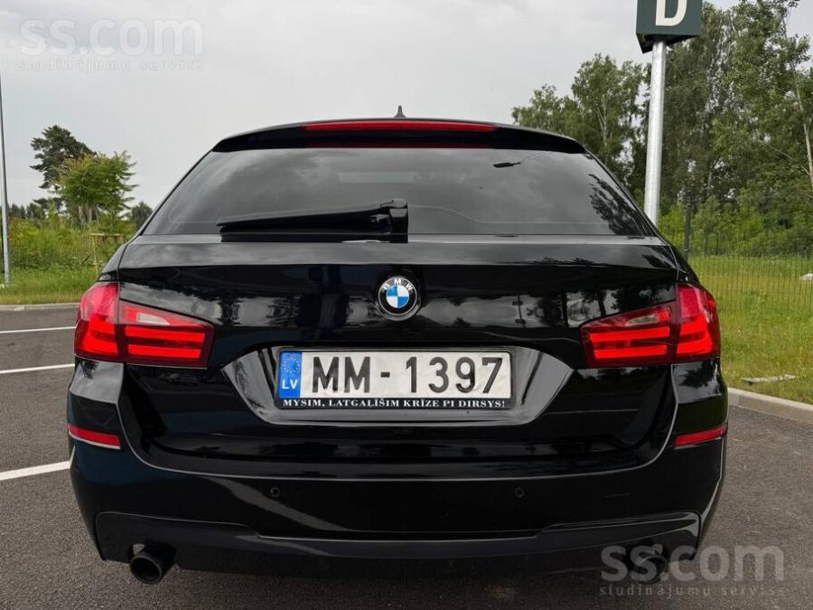 Black BMW 535 2010 in Riga, with an engine capacity of 3.00 L and mileage of 361 thousand km for 7950 €, photo 7 on AUTOMOTO.COM.LV