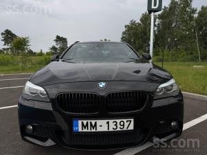Black BMW 535 2010 in Riga, with an engine capacity of 3.00 L and mileage of 361 thousand km for 7950 €, photo 12 on AUTOMOTO.COM.LV