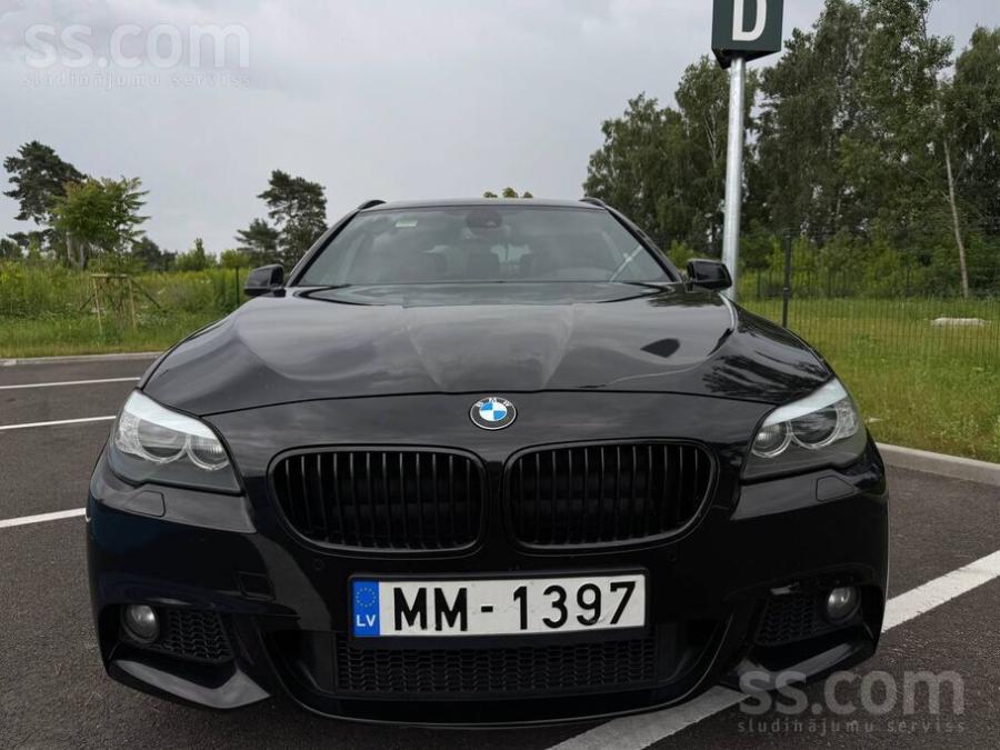 Black BMW 535 2010 in Riga, with an engine capacity of 3.00 L and mileage of 361 thousand km for 7950 €, photo 12 on AUTOMOTO.COM.LV