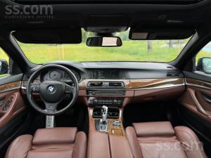 Black BMW 535 2010 in Riga, with an engine capacity of 3.00 L and mileage of 361 thousand km for 7950 €, photo 16 on AUTOMOTO.COM.LV