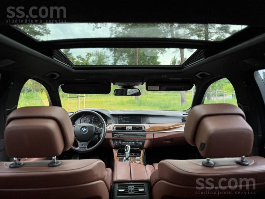 Black BMW 535 2010 in Riga, with an engine capacity of 3.00 L and mileage of 361 thousand km for 7950 €, photo 24 on AUTOMOTO.COM.LV