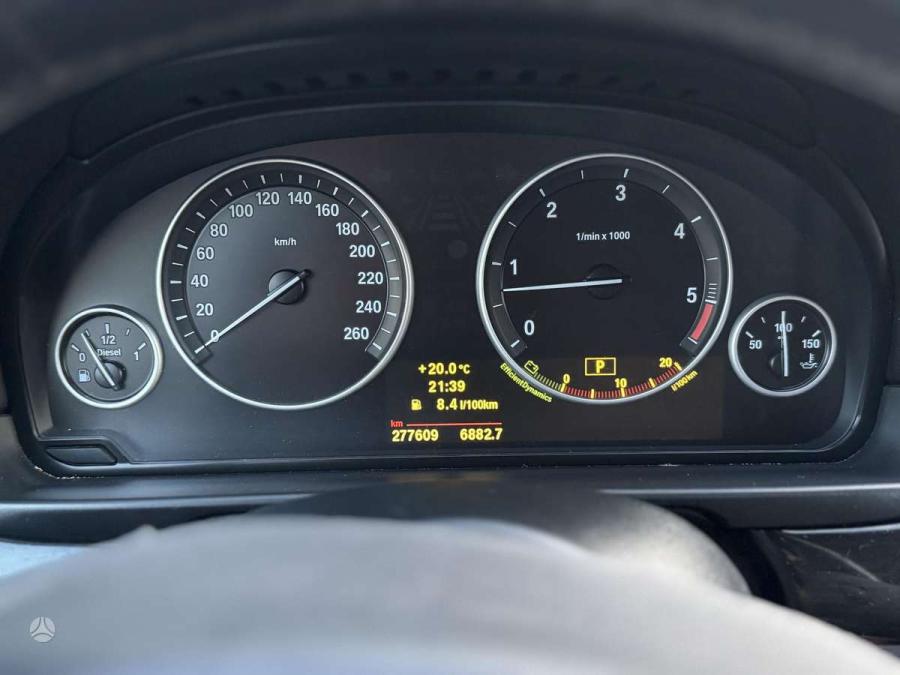 Black BMW 535 2010 in Klaipeda, with an engine capacity of 3.00 L and mileage of 278 thousand km for 9800 €, photo 20 on AUTOMOTO.COM.LV