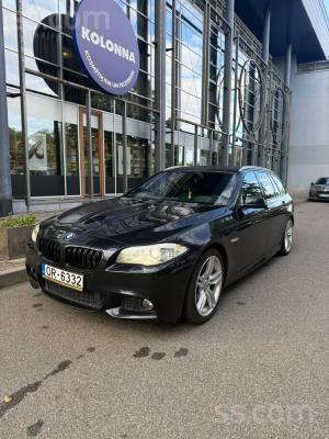 Black BMW 535 2010 in Riga, with an engine capacity of 3.00 L and mileage of 0 thousand km for 10500 €, photo 3 on AUTOMOTO.COM.LV