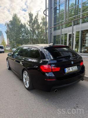 Black BMW 535 2010 in Riga, with an engine capacity of 3.00 L and mileage of 0 thousand km for 10500 €, photo 4 on AUTOMOTO.COM.LV