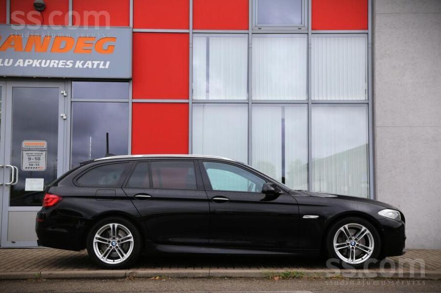 Black BMW 535 2010 in Riga, with an engine capacity of 3.00 L and mileage of 380 thousand km for 9495 €, photo 4 on AUTOMOTO.COM.LV