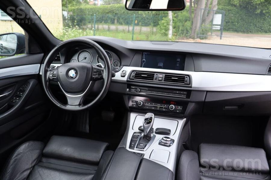 Black BMW 535 2011 in Gulbene, with an engine capacity of 3.00 L and mileage of 0 thousand km for 10990 €, photo 9 on AUTOMOTO.COM.LV