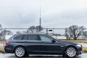 Black BMW 535 2011 in Riga, with an engine capacity of 3.00 L and mileage of 295 thousand km for 11490 €, photo 5 on AUTOMOTO.COM.LV