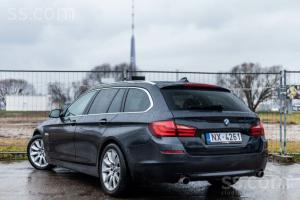 Black BMW 535 2011 in Riga, with an engine capacity of 3.00 L and mileage of 295 thousand km for 11490 €, photo 7 on AUTOMOTO.COM.LV