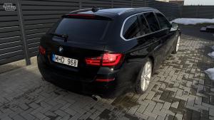 Black BMW 535 2011 in Klaipeda, with an engine capacity of 3.00 L and mileage of 350 thousand km for 8999 €, photo 11 on AUTOMOTO.COM.LV