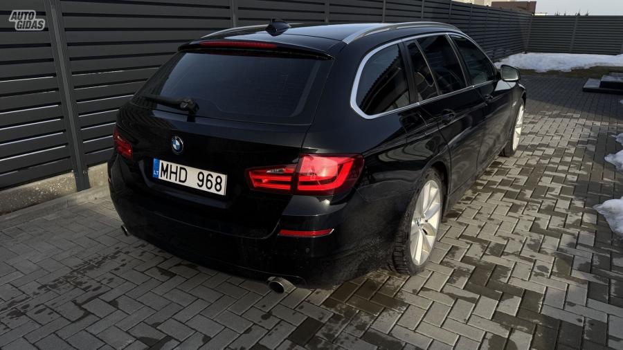 Black BMW 535 2011 in Klaipeda, with an engine capacity of 3.00 L and mileage of 350 thousand km for 8999 €, photo 11 on AUTOMOTO.COM.LV