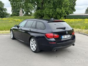 Black BMW 535 2011 in Riga, with an engine capacity of 3.00 L and mileage of 0 thousand km for 7550 €, photo 5 on AUTOMOTO.COM.LV