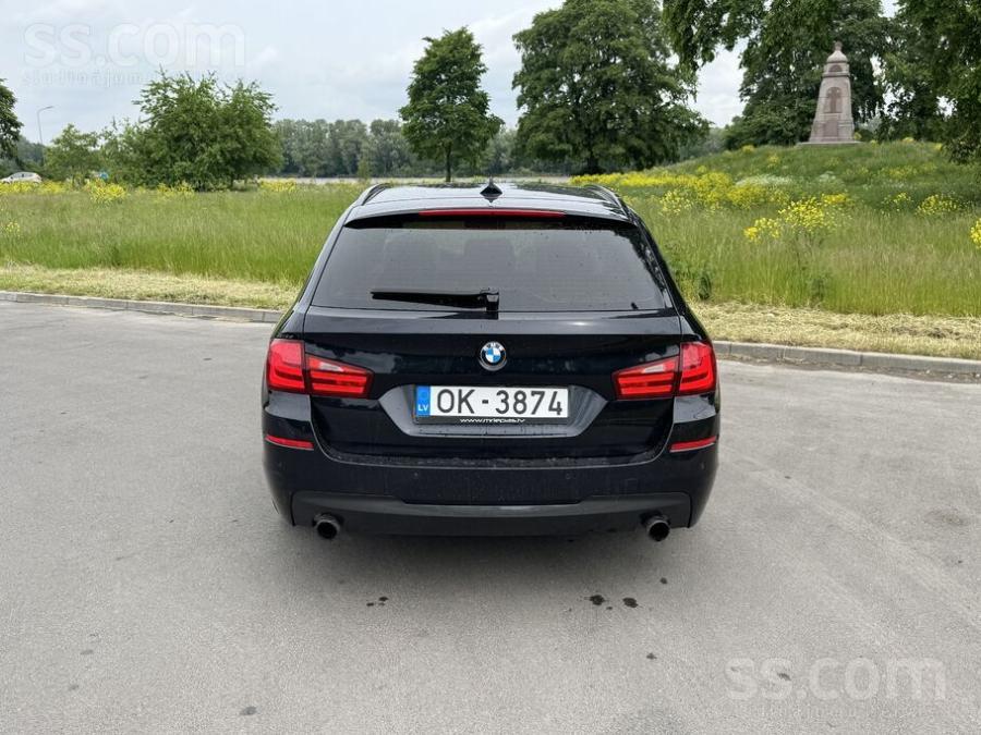 Black BMW 535 2011 in Riga, with an engine capacity of 3.00 L and mileage of 0 thousand km for 7550 €, photo 6 on AUTOMOTO.COM.LV