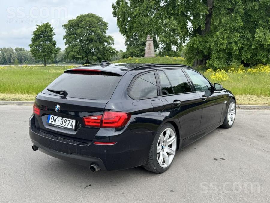 Black BMW 535 2011 in Riga, with an engine capacity of 3.00 L and mileage of 0 thousand km for 7550 €, photo 7 on AUTOMOTO.COM.LV