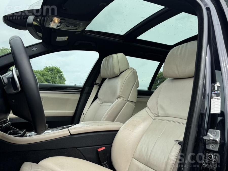 Black BMW 535 2011 in Riga, with an engine capacity of 3.00 L and mileage of 0 thousand km for 7550 €, photo 10 on AUTOMOTO.COM.LV