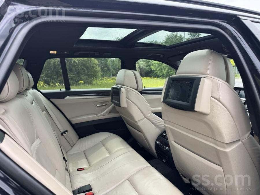 Black BMW 535 2011 in Riga, with an engine capacity of 3.00 L and mileage of 0 thousand km for 7550 €, photo 14 on AUTOMOTO.COM.LV