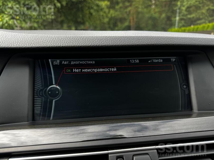 Black BMW 535 2011 in Riga, with an engine capacity of 3.00 L and mileage of 345 thousand km for 9150 €, photo 16 on AUTOMOTO.COM.LV