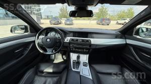 Black BMW 535 2011 in Riga, with an engine capacity of 3.00 L and mileage of 318 thousand km for 10900 €, photo 5 on AUTOMOTO.COM.LV
