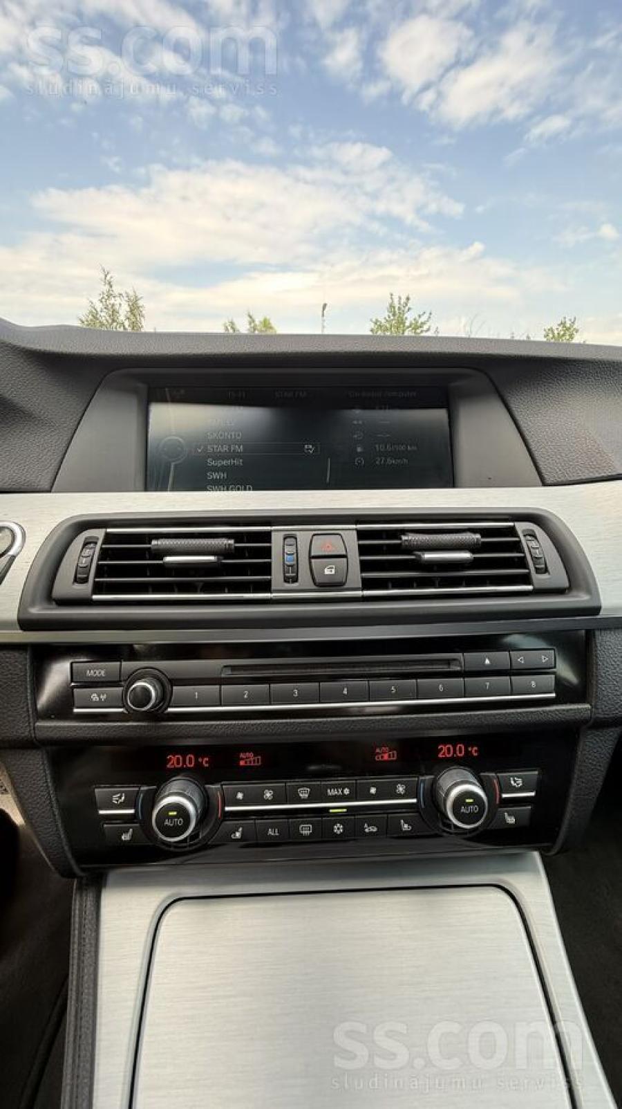 Black BMW 535 2011 in Riga, with an engine capacity of 3.00 L and mileage of 318 thousand km for 10900 €, photo 16 on AUTOMOTO.COM.LV
