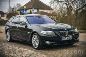 Black BMW 535 2012 in Riga, with an engine capacity of 3.00 L and mileage of 0 thousand km for 8990 €, photo 3 on AUTOMOTO.COM.LV