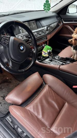 Black BMW 535 2012 in Riga, with an engine capacity of 3.00 L and mileage of 388 thousand km for 9500 €, photo 6 on AUTOMOTO.COM.LV