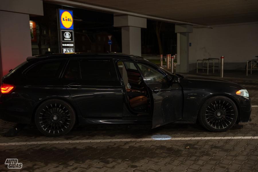 Black BMW 535 2012 in Kaunas, with an engine capacity of 3.00 L and mileage of 300 thousand km for 10350 €, photo 7 on AUTOMOTO.COM.LV