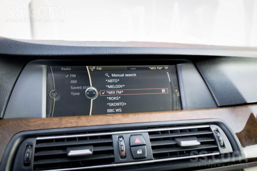 Melns BMW 535 2012 Rīga, ar dzinēja tilpumu 3.00 L un nobraukumu 350 tūkst. km par 10990 €, foto 20 vietnē AUTOMOTO.COM.LV