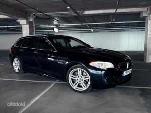 Black BMW 535 2012 in Tallinn, with an engine capacity of 3.00 L and mileage of 268 thousand km for 14999 €, photo 3 on AUTOMOTO.COM.LV
