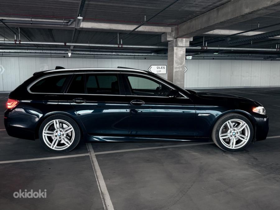Black BMW 535 2012 in Tallinn, with an engine capacity of 3.00 L and mileage of 268 thousand km for 14999 €, photo 6 on AUTOMOTO.COM.LV