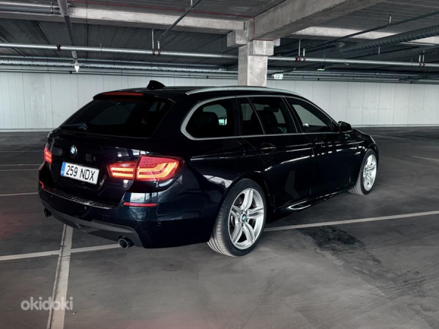 Black BMW 535 2012 in Tallinn, with an engine capacity of 3.00 L and mileage of 268 thousand km for 14999 €, photo 8 on AUTOMOTO.COM.LV