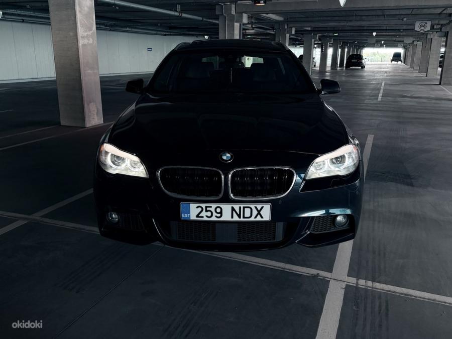 Black BMW 535 2012 in Tallinn, with an engine capacity of 3.00 L and mileage of 268 thousand km for 14999 €, photo 19 on AUTOMOTO.COM.LV