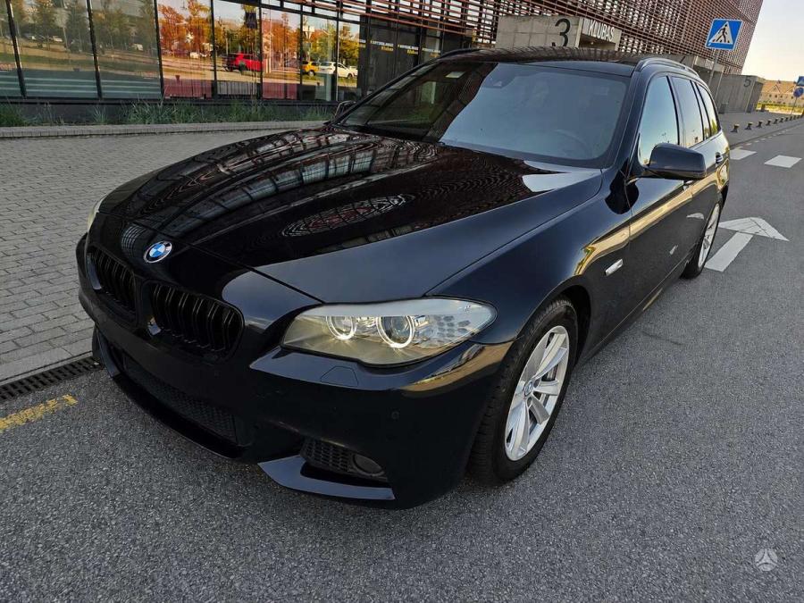 Black BMW 535 2012 in Klaipeda, with an engine capacity of 2.99 L and mileage of 270 thousand km for 8500 €, photo 1 on AUTOMOTO.COM.LV