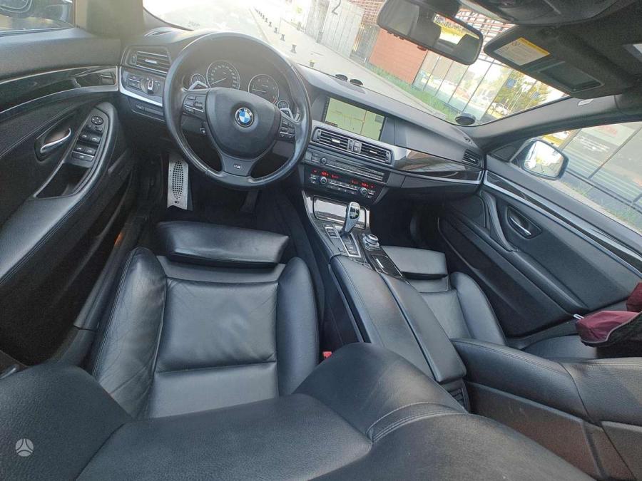 Black BMW 535 2012 in Klaipeda, with an engine capacity of 2.99 L and mileage of 270 thousand km for 8500 €, photo 8 on AUTOMOTO.COM.LV