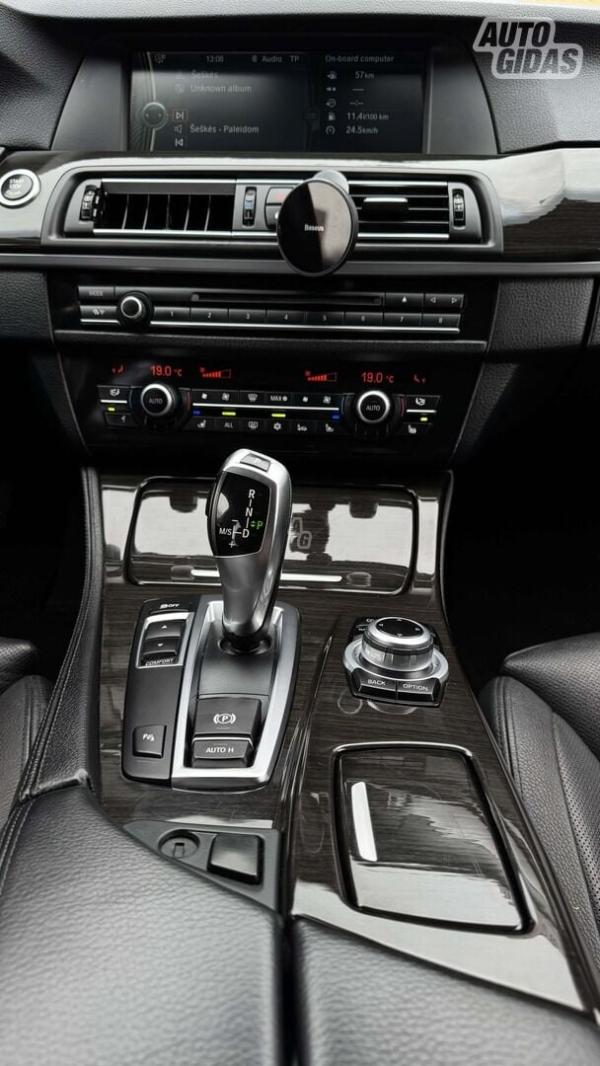 Black BMW 535 2012 in Klaipeda, with an engine capacity of 3.50 L and mileage of 358 thousand km for 12000 €, photo 10 on AUTOMOTO.COM.LV