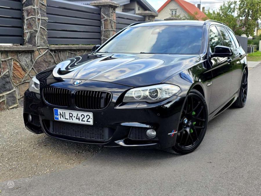Black BMW 535 2012 in Radviliskis, with an engine capacity of 2.99 L and mileage of 313 thousand km for 9950 €, photo 1 on AUTOMOTO.COM.LV