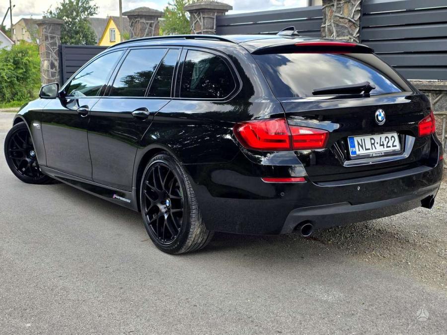 Black BMW 535 2012 in Radviliskis, with an engine capacity of 2.99 L and mileage of 313 thousand km for 9950 €, photo 10 on AUTOMOTO.COM.LV