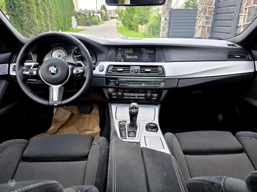 Black BMW 535 2012 in Radviliskis, with an engine capacity of 2.99 L and mileage of 313 thousand km for 9950 €, photo 16 on AUTOMOTO.COM.LV