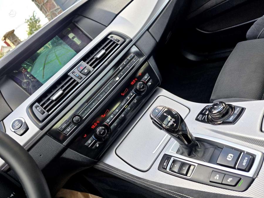 Black BMW 535 2012 in Radviliskis, with an engine capacity of 2.99 L and mileage of 313 thousand km for 9950 €, photo 17 on AUTOMOTO.COM.LV