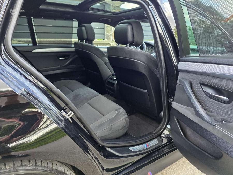 Black BMW 535 2012 in Radviliskis, with an engine capacity of 2.99 L and mileage of 313 thousand km for 9950 €, photo 25 on AUTOMOTO.COM.LV