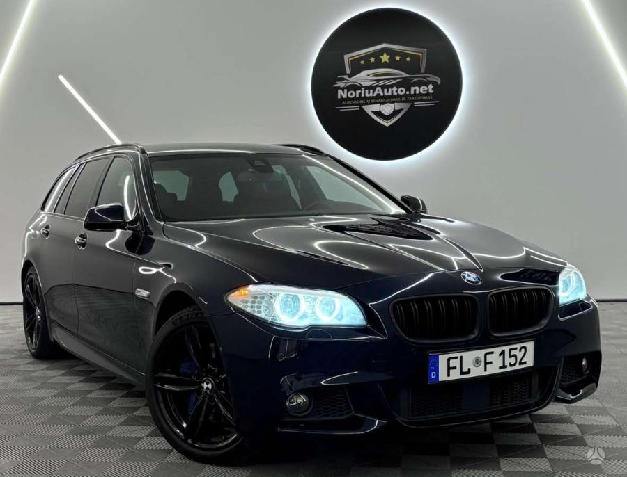 Black BMW 535 2012 in Marijampole, with an engine capacity of 2.99 L and mileage of 237 thousand km for 9450 €, photo 1 on AUTOMOTO.COM.LV