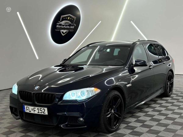Black BMW 535 2012 in Marijampole, with an engine capacity of 2.99 L and mileage of 237 thousand km for 9450 €, photo 6 on AUTOMOTO.COM.LV