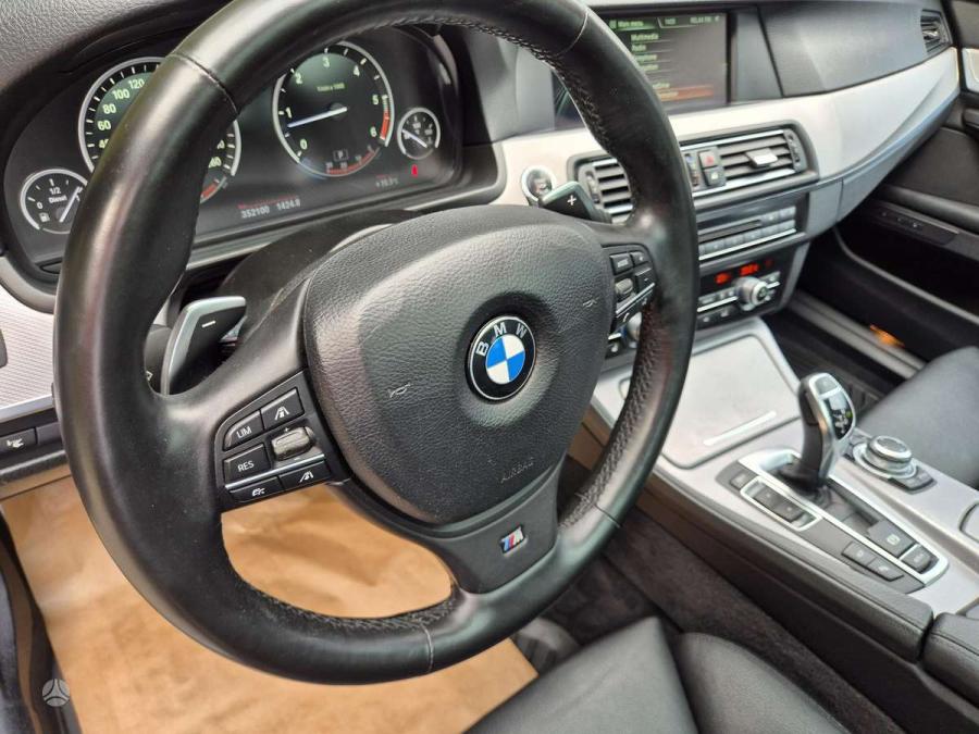 Melns BMW 535 2012 Utena, ar dzinēja tilpumu 2.99 L un nobraukumu 352 tūkst. km par 7990 €, foto 19 vietnē AUTOMOTO.COM.LV
