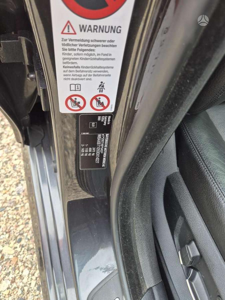 Melns BMW 535 2012 Utena, ar dzinēja tilpumu 2.99 L un nobraukumu 352 tūkst. km par 7990 €, foto 27 vietnē AUTOMOTO.COM.LV