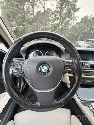 Black BMW 535 2012 in Ventspils, with an engine capacity of 3.00 L and mileage of 302 thousand km for 13000 €, photo 9 on AUTOMOTO.COM.LV