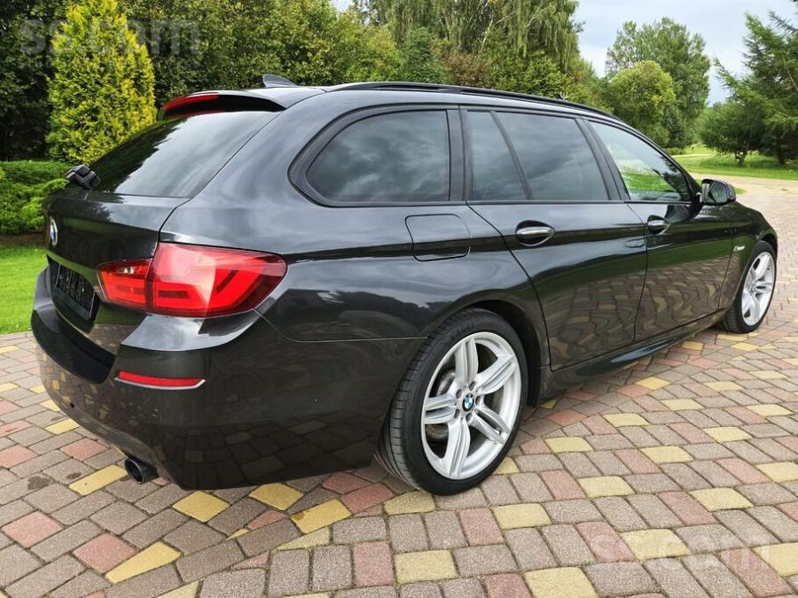 Black BMW 535 2012 in Riga, with an engine capacity of 3.00 L and mileage of 351 thousand km for 9200 €, photo 5 on AUTOMOTO.COM.LV