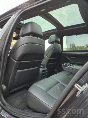 Black BMW 535 2012 in Riga, with an engine capacity of 3.00 L and mileage of 351 thousand km for 9200 €, photo 12 on AUTOMOTO.COM.LV